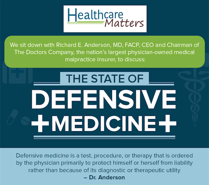 Interview of Dr. Richard Anderson of The Doctors Company: The State of ...