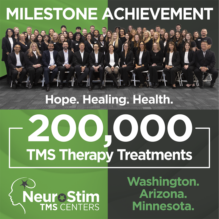 NeuroStim TMS Reaches Milestone of 200,000 TMS Therapy Treatments; Announces Expansion into ...