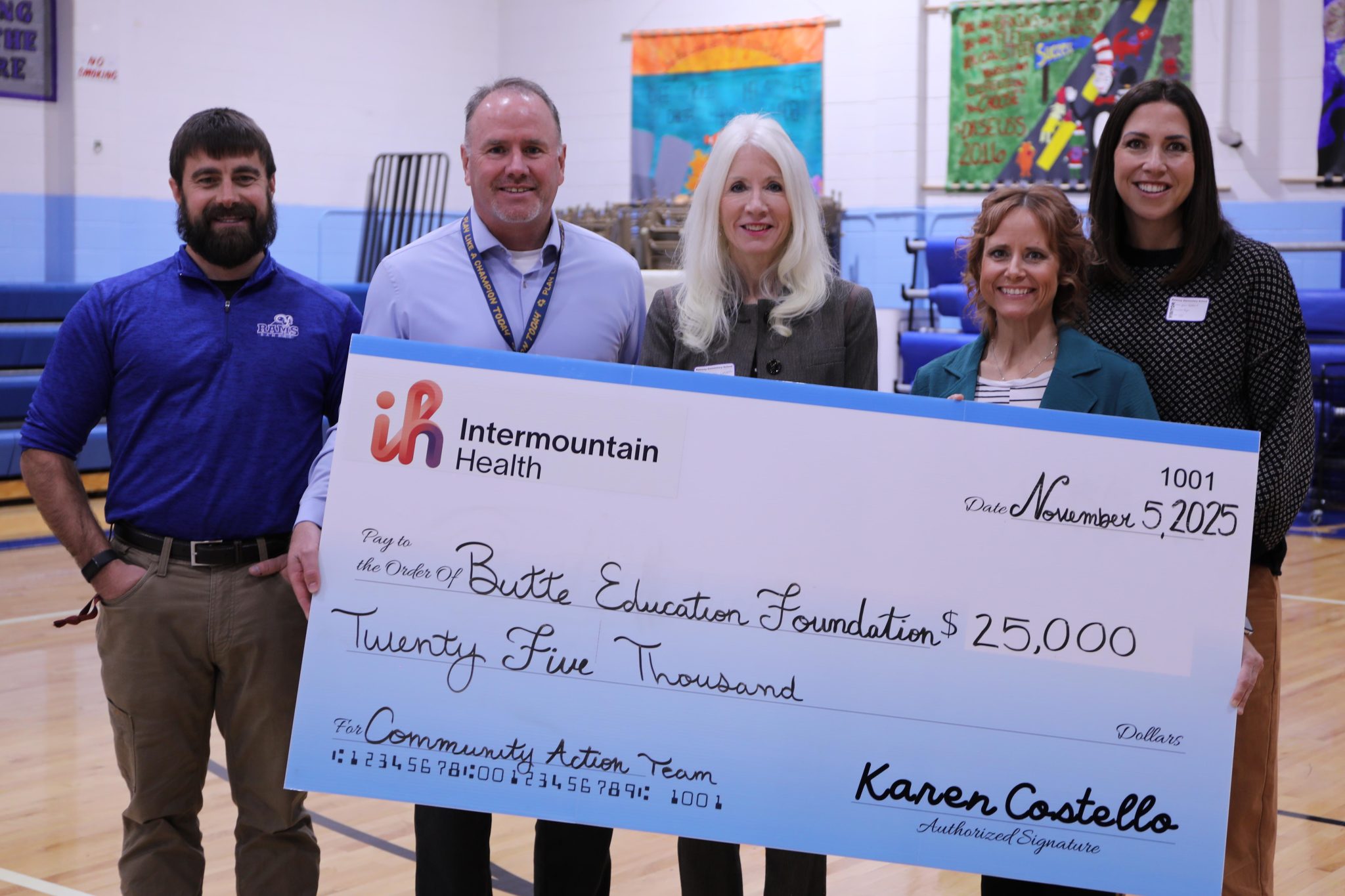 The Butte School District recently joined with Intermountain St. James ...