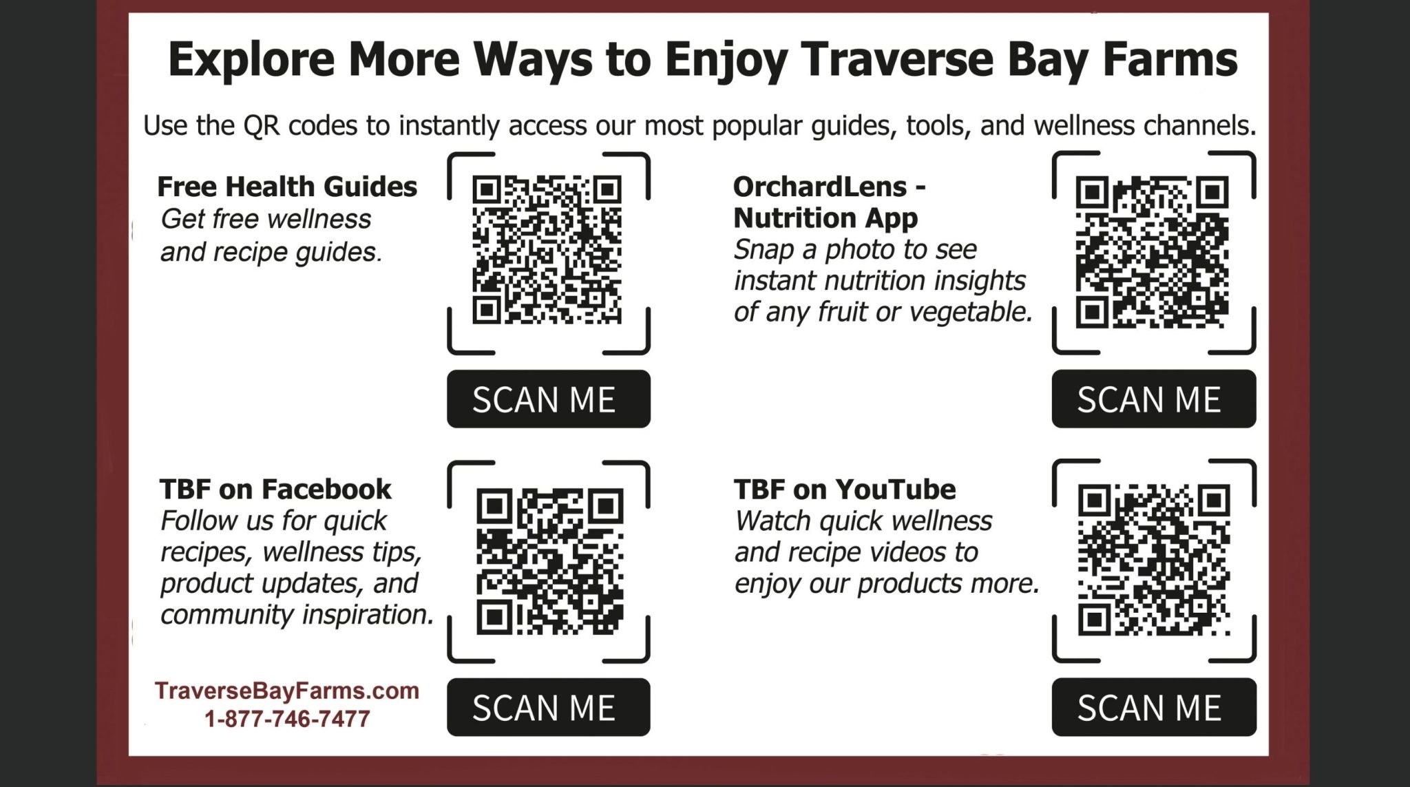 Contact Us - Ceres Courier - Traverse Bay Farms Launches Smart QR Code ...